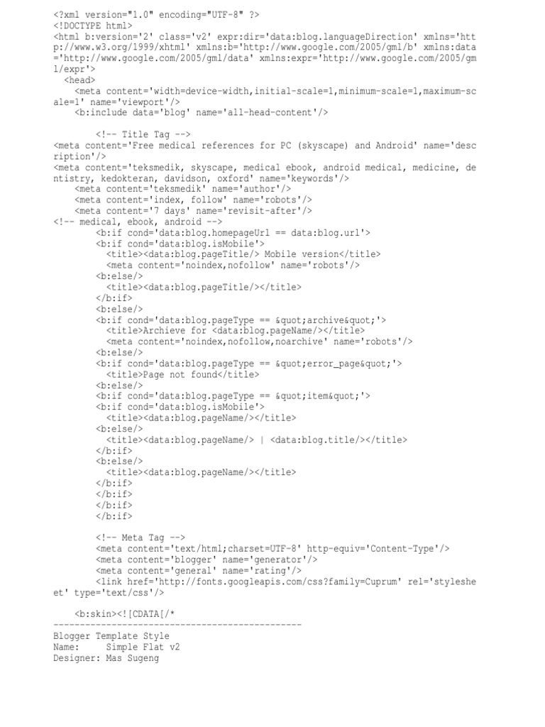 Template Teksmedik | Download Free PDF | Html Element | Web Development
