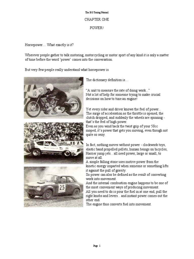 The BG Tuning Manual | PDF