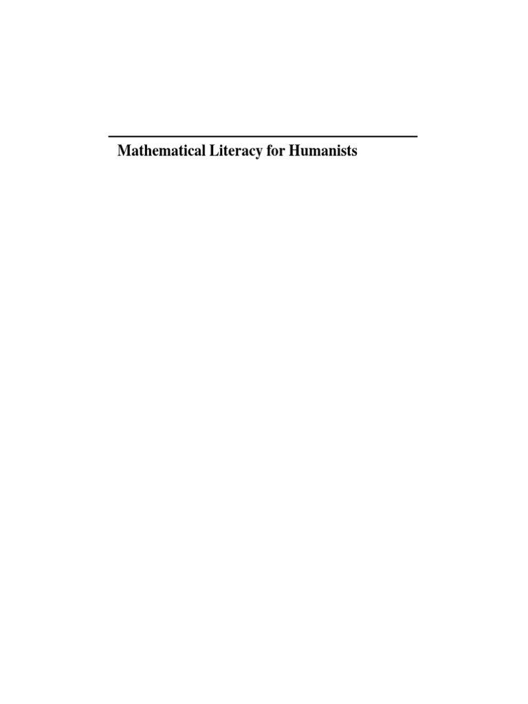 Math Lit | PDF