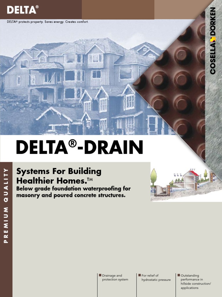 Delta - Drain: Systems For Building Healthier Homes | Download Free PDF ...