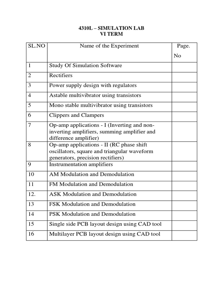 Lab Manual | PDF | Electrical Circuits | Computer Engineering