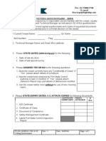 Pre-Joining Familiarization Check List | PDF