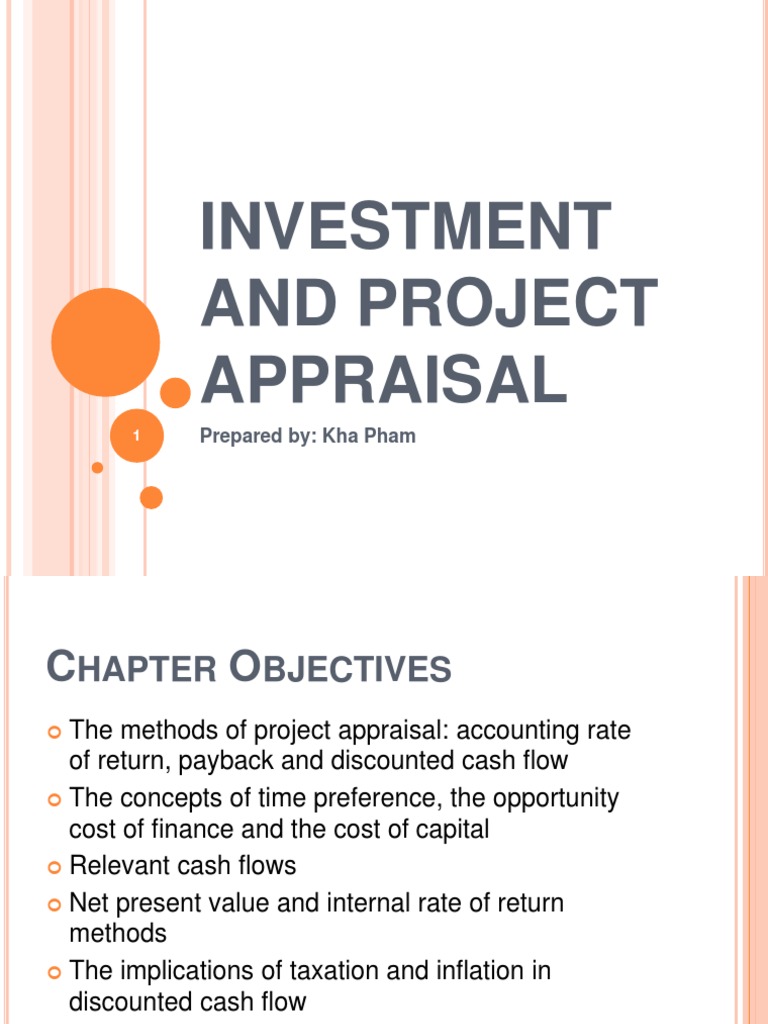 New Investment and Project Appraisal | PDF | Net Present Value ...