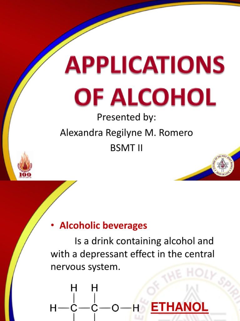 Common Uses of Alcohol Explained | PDF
