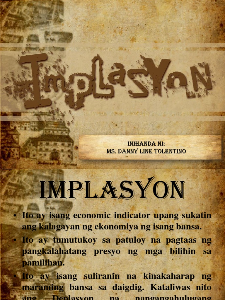 Implasyon | PDF