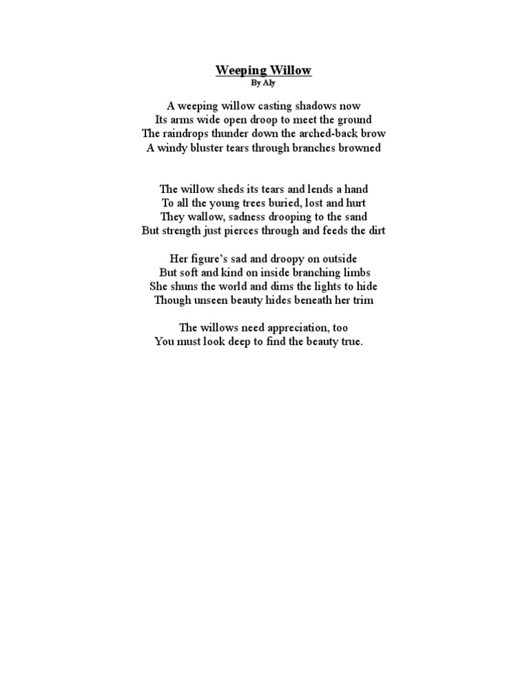 Weeping Willow | PDF
