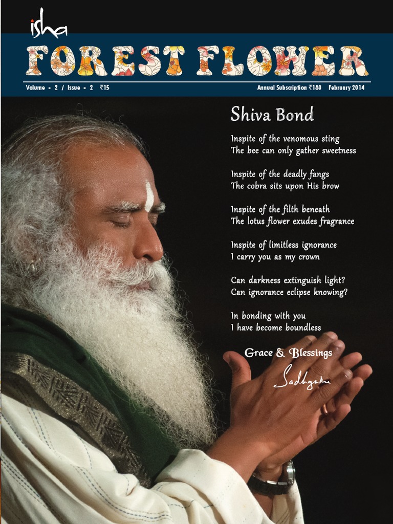 Isha Forest Flower Feb 2014 | PDF | Yoga | Emotions
