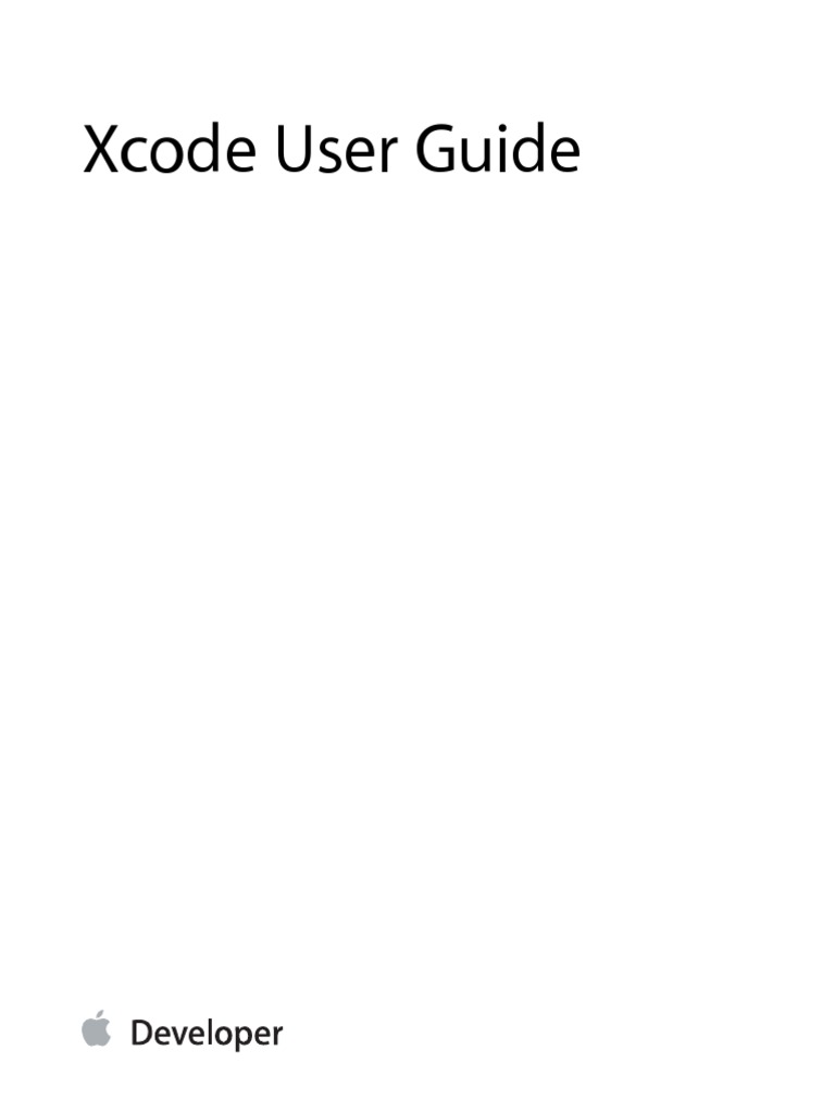 Xcode User Guide | PDF | Xcode | Version Control