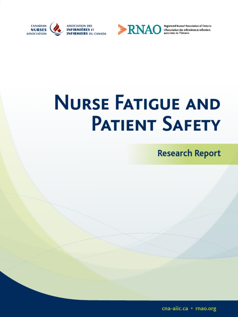 Fatigue Safety 2010 Report E-1 | Download Free PDF | Shift Work | Nursing