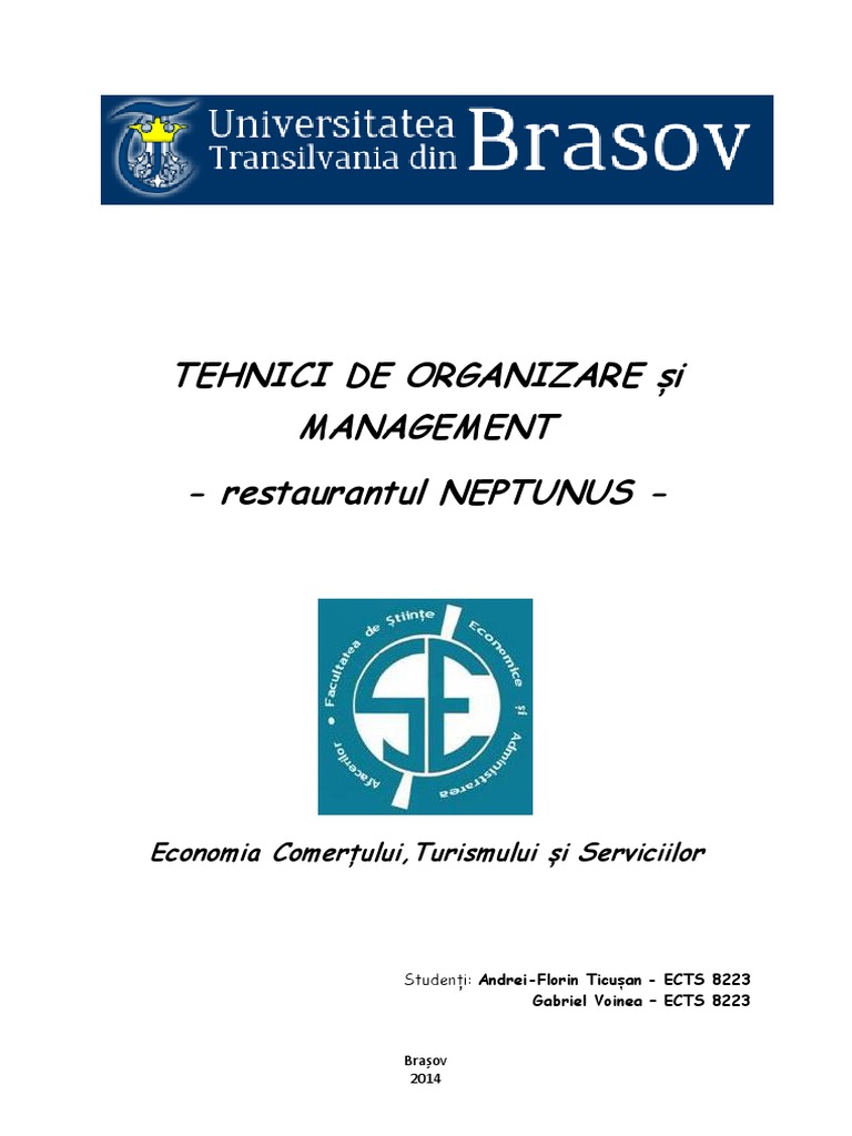 Proiect Restaurant | PDF