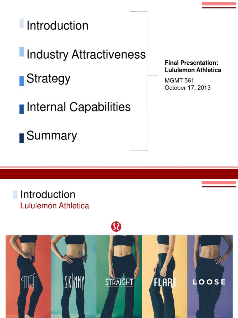 Lululemon Competitive Strategy Overview | PDF | Brand | Strategic ...