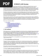 Euroclass Fire Ratings and Equivalences | PDF | Firefighting | Hazards