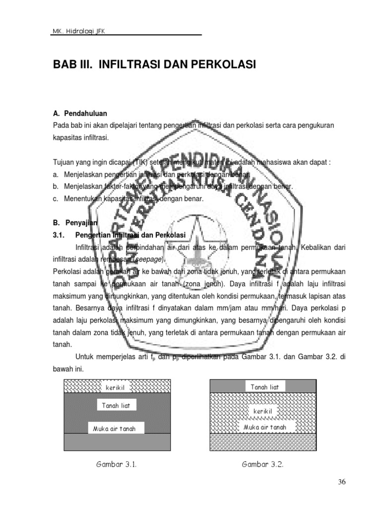 Infiltrasi N Perkolasi | PDF