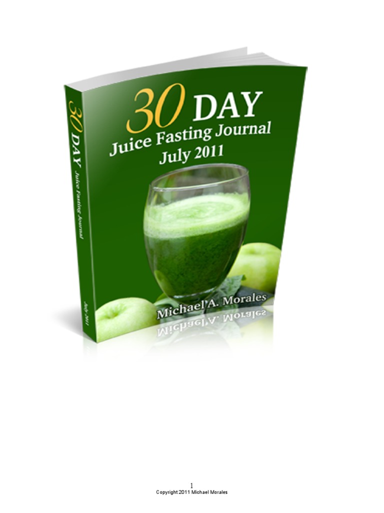 Juice Fasting Journal | PDF | Detoxification (Alternative Medicine) | Ph