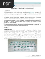 Cultivos Lácticos Sacco Lyofast | PDF | Yogur | Productos lácteos