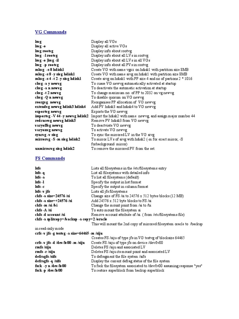 Aix Commands Download Free Pdf Computer Cluster Internet Protocols 2960