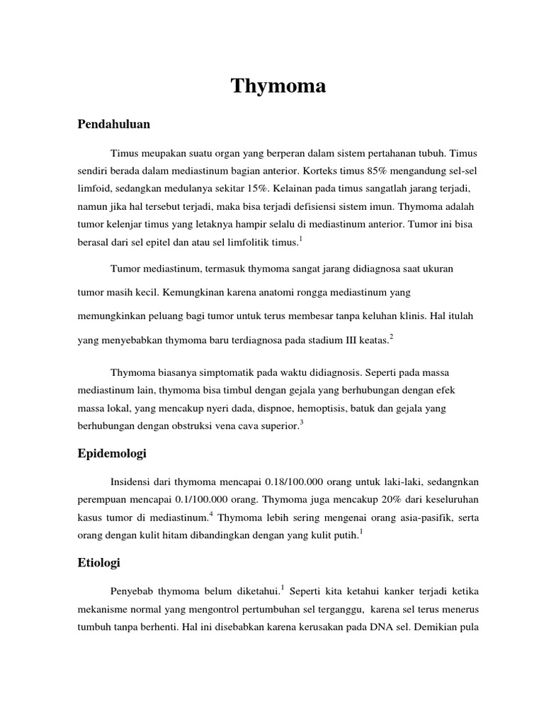 Thymoma | PDF