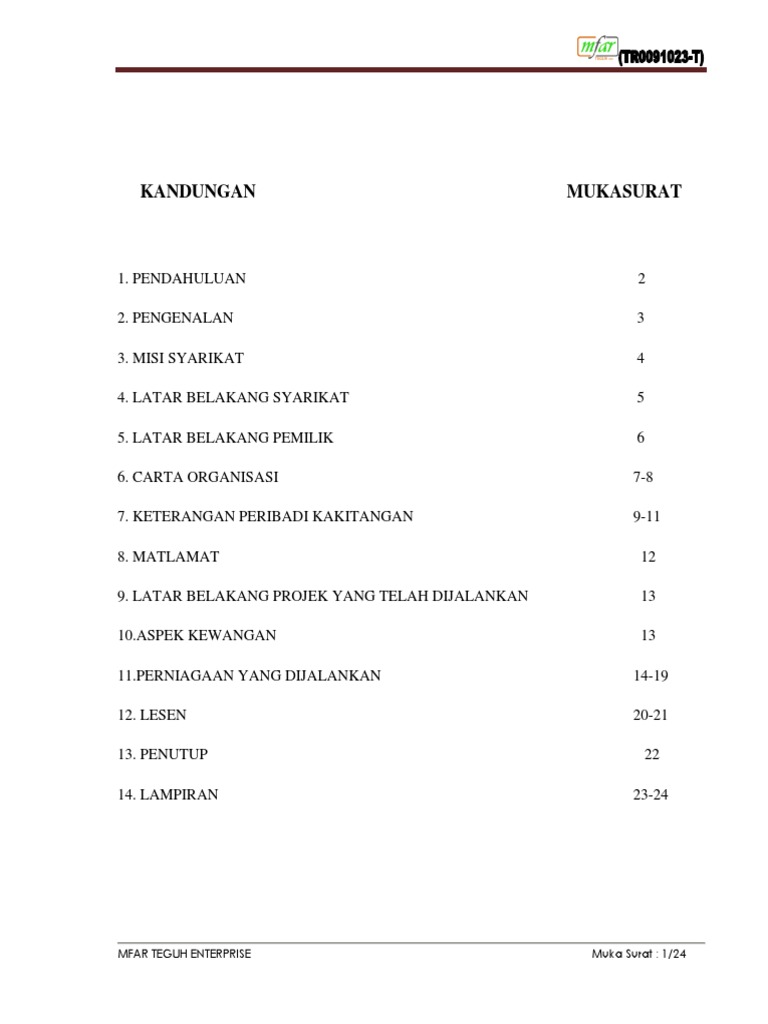Profile Syarikat | PDF