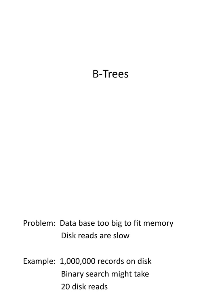 BTree Material | PDF | Techniques | Areas Of Computer Science