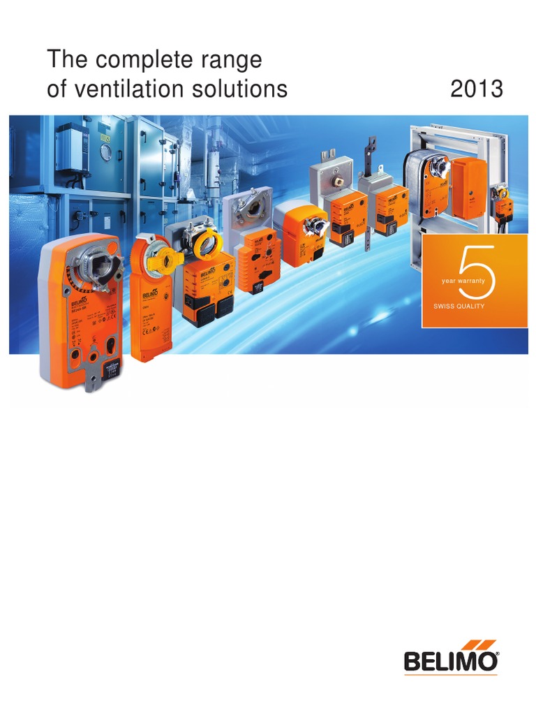 Belimo - Overview Air en | PDF | Switch | Thermostat