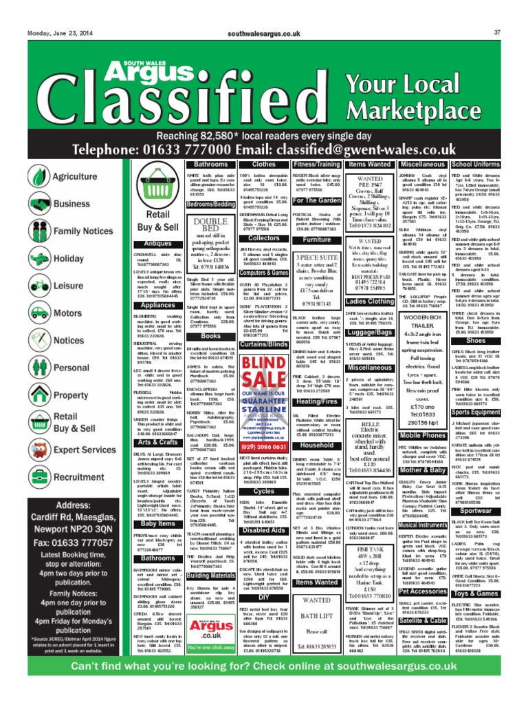 Classified: Your Local Marketplace | PDF | Advertising