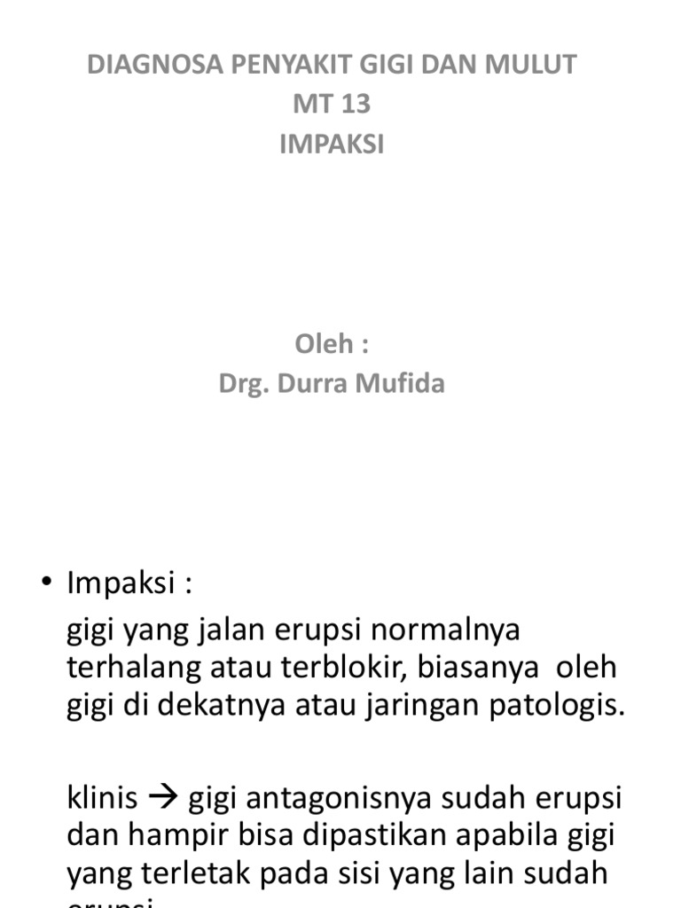 Impaksi | PDF | Kajian Bahasa Asing | Sains & Matematika