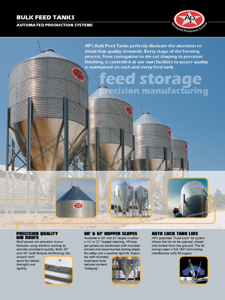 AP-53 Bulk Feed Tanks (Brochure) | PDF | Ladder | Tire