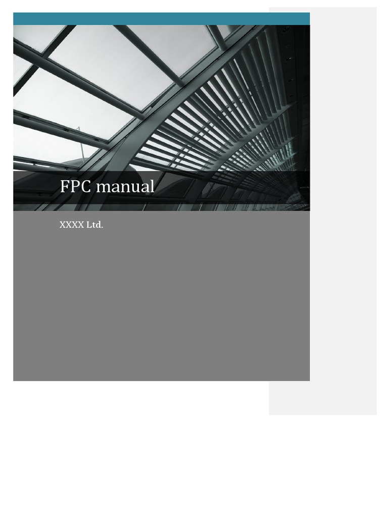 FPC Manual | PDF | Specification (Technical Standard) | Verification ...