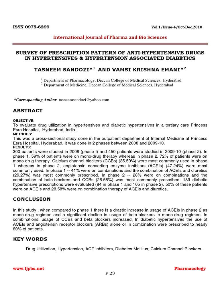PH 4 | PDF | Hypertension | Health Care