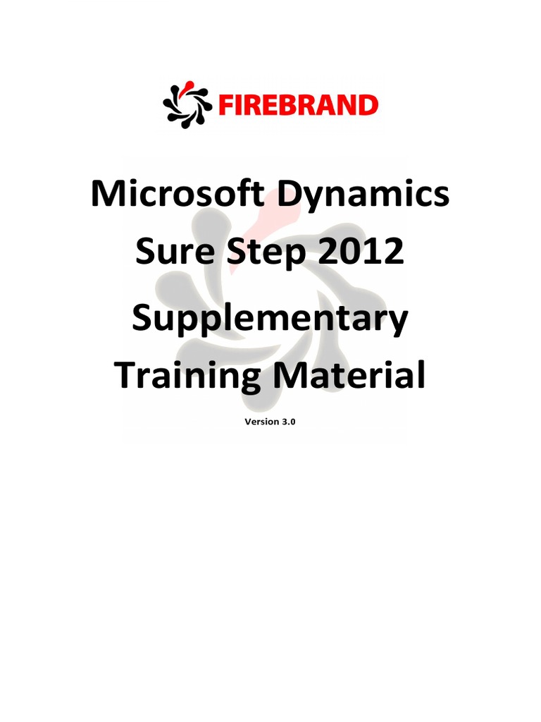 Microsoft Dynamics Sure Step Training | PDF | Test (Assessment ...