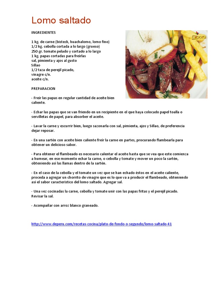 Recetas de Cocina | PDF | Cocina de las Americas | Cocinando