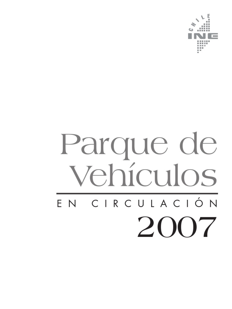 Parque Vehiculos 2007 | PDF | Transporte | Vehículos