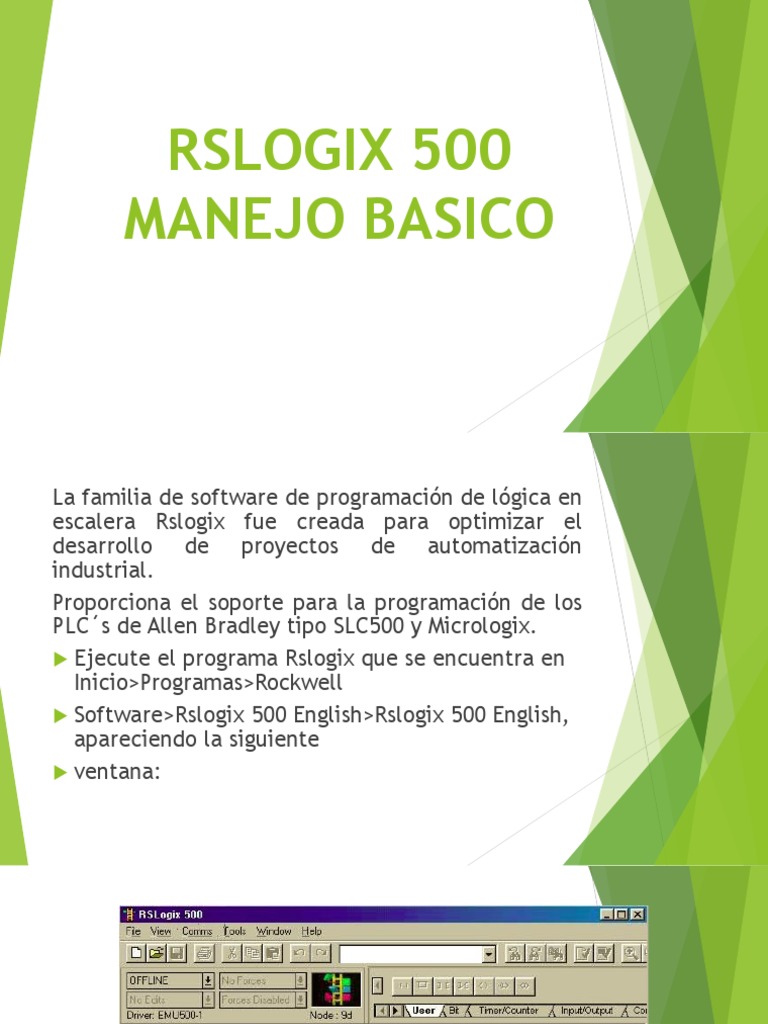 Rslogix 500 | PDF | Ventana (informática) | Programa de computadora