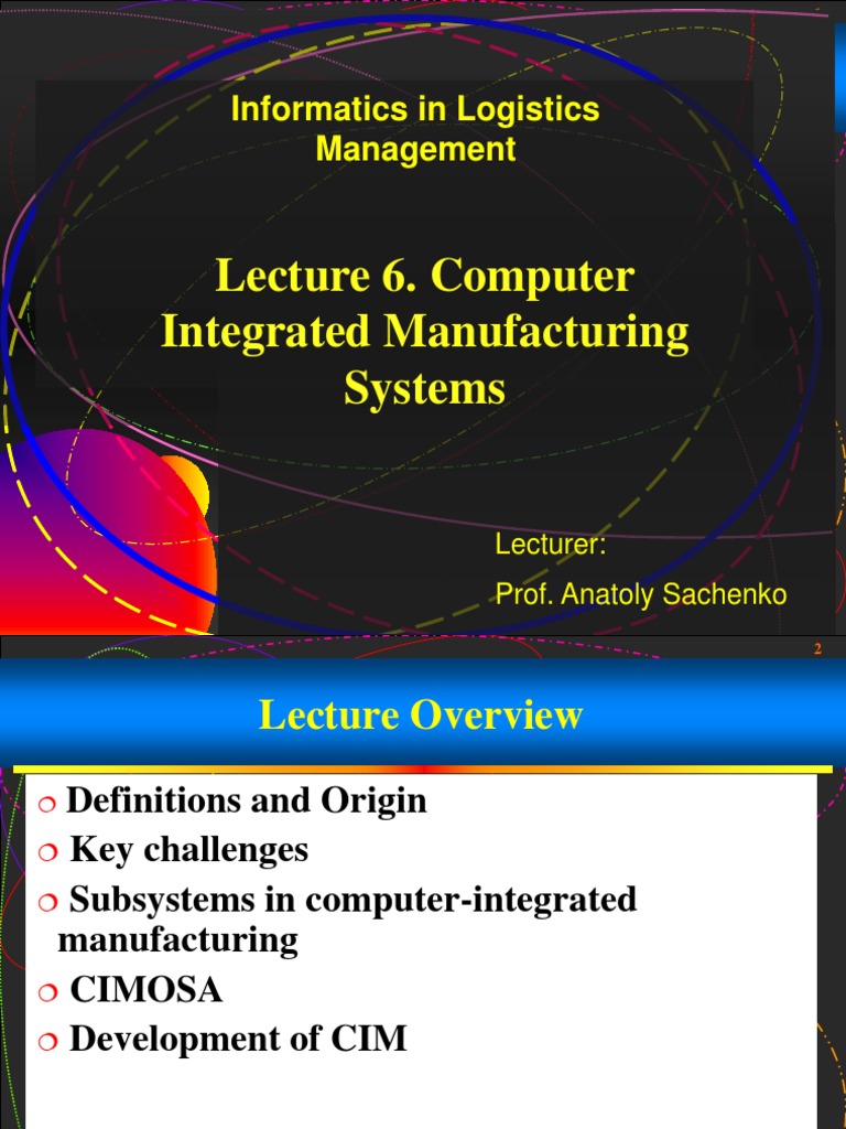 Computer Integrated Manufacturing | PDF | Automation | Computer Aided ...