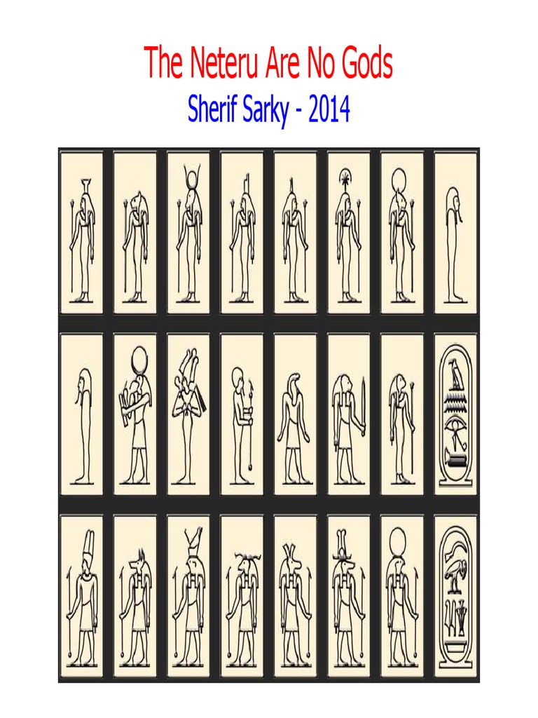 The Neteru Are No Gods | PDF | Religion And Belief