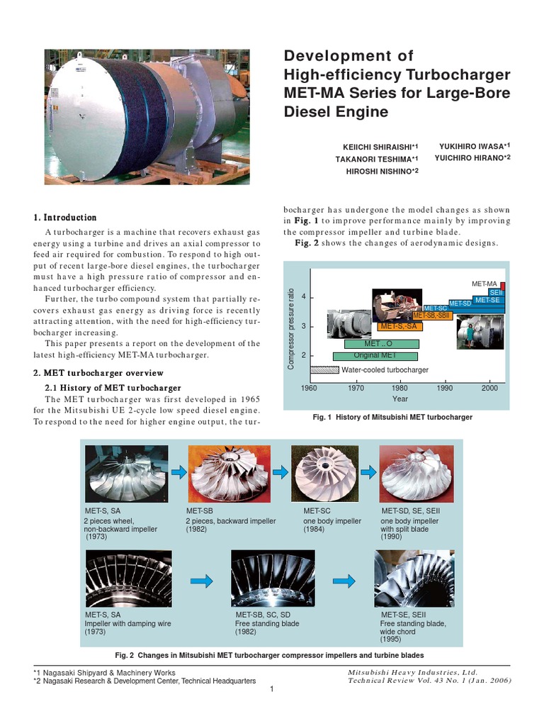 High-Efficiency MET-MA Turbocharger | PDF | Turbocharger | Turbine