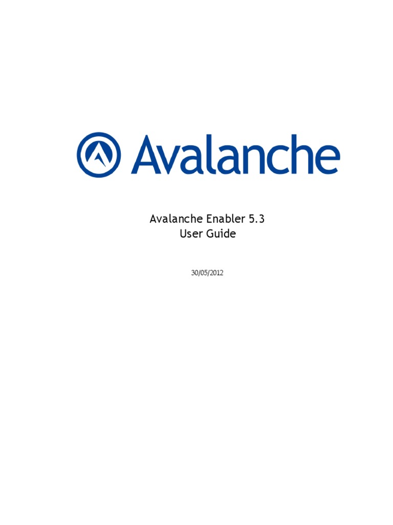 Avalanche | PDF | Command Line Interface | Installation (Computer Programs)