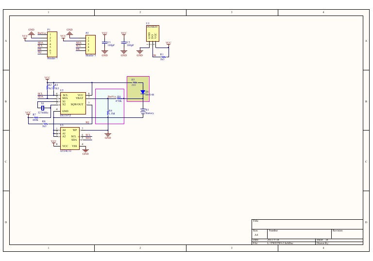 Tiny RTC Schematic | PDF