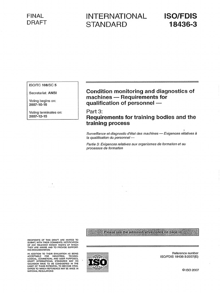 Norma Iso - 18436-3 2007 | PDF | Estudios de idiomas extranjeros