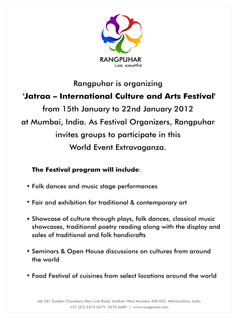 JATRA Invitation | PDF | Email | Mumbai
