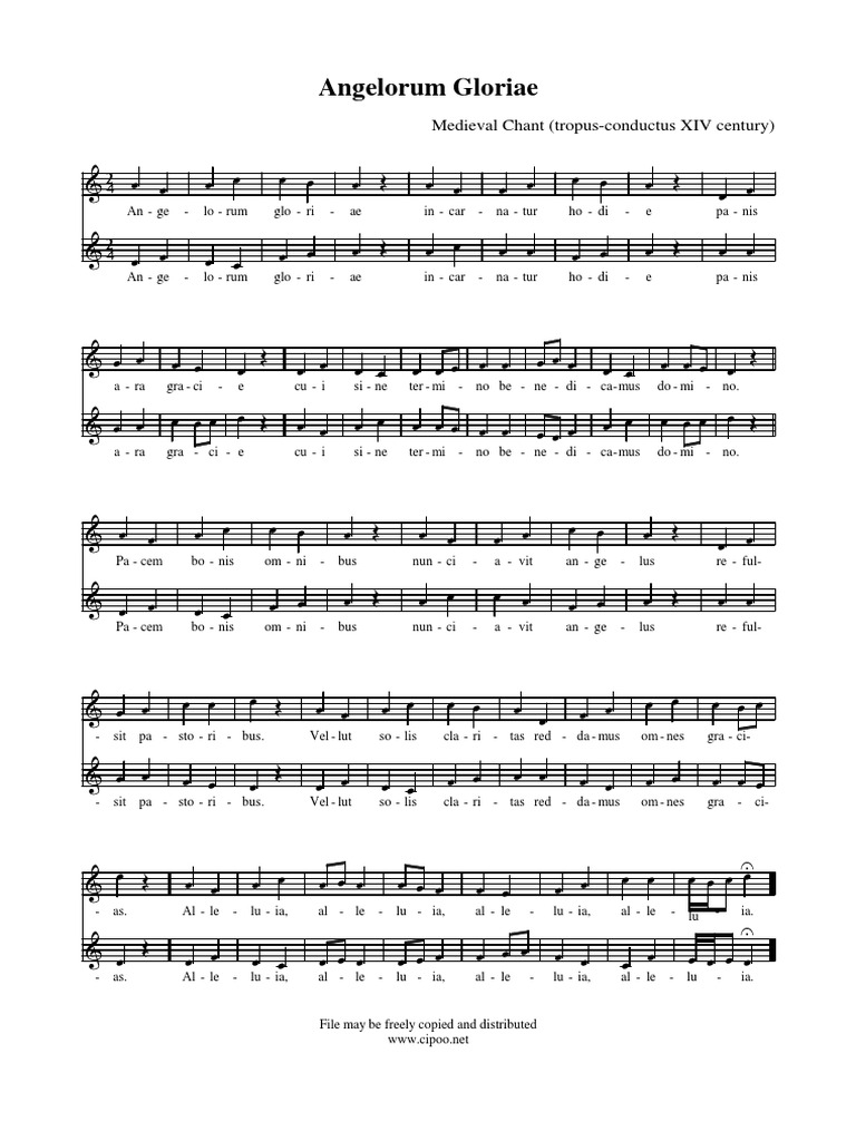 Angelorum Gloriae | PDF