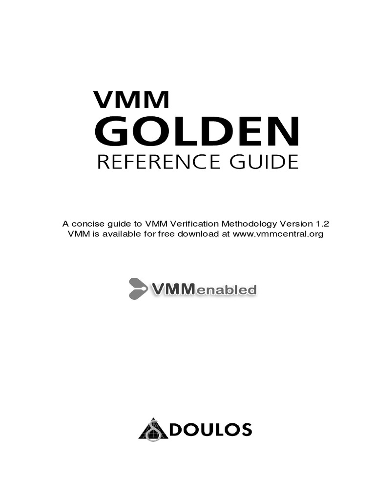 Vmm Golden Reference Guide Jan 2010 Pdf Class Computer Programming Inheritance Object 