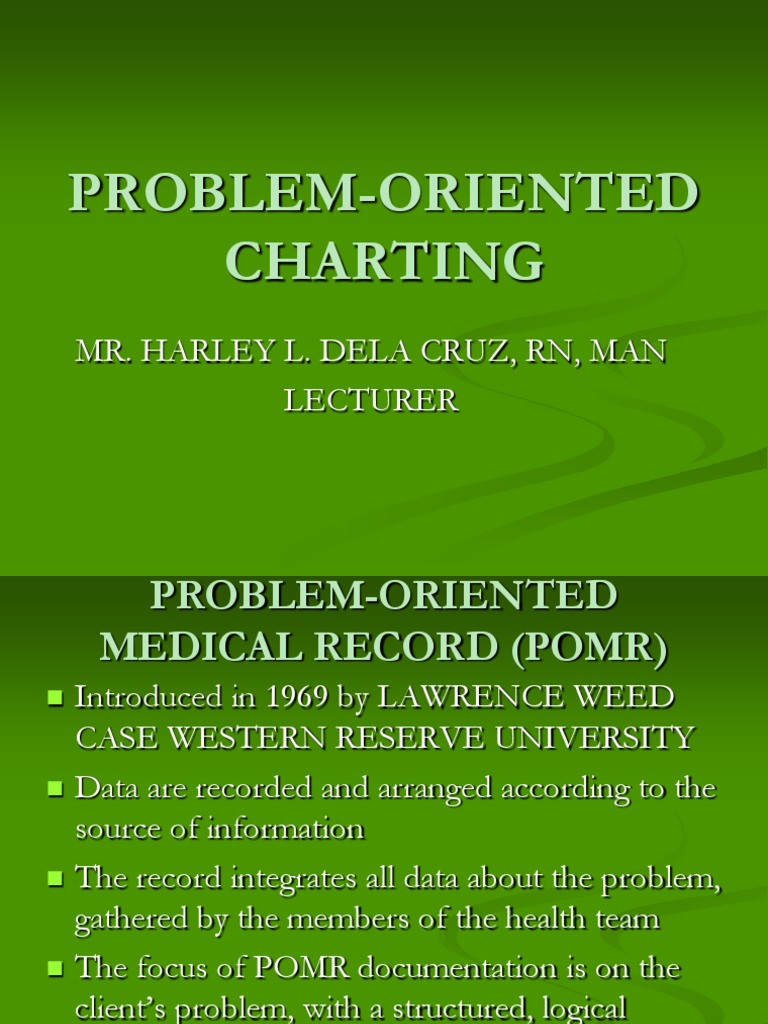 Problem Oriented Charting | PDF | Nursing | Pain