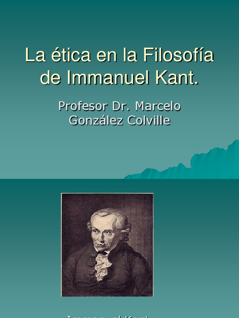 La Ética en La Filosofía de Immanuel Kant 26-08-09. | Descargar gratis ...