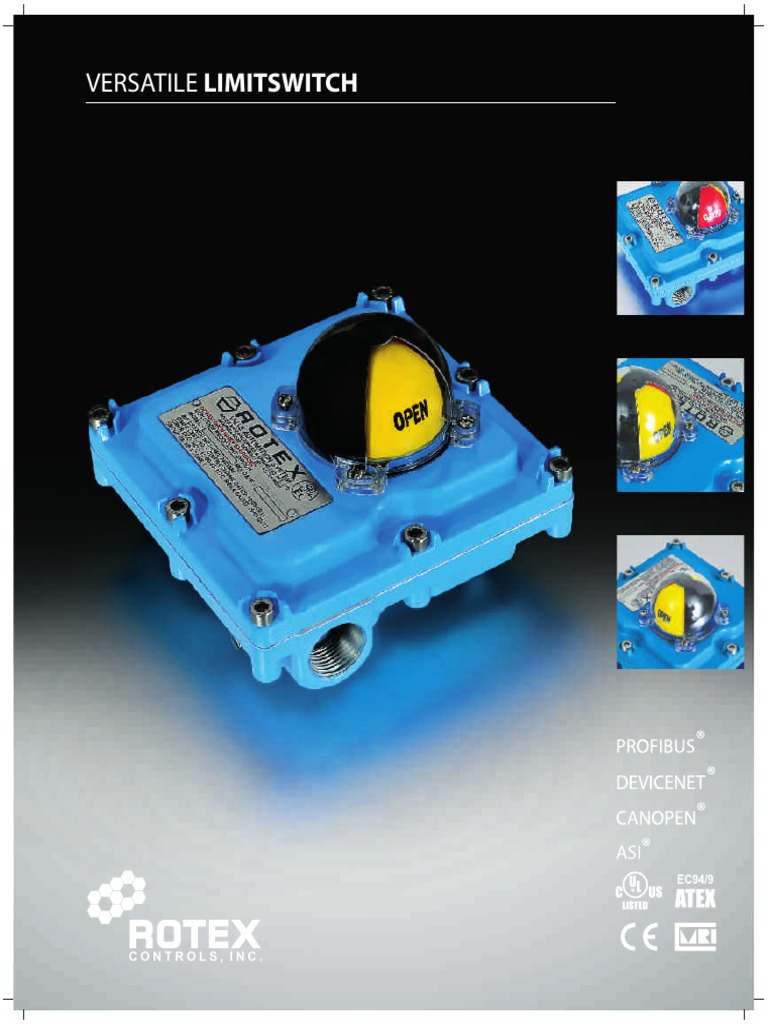 Rotex COMPLETE Limit Switch Catalog 2013 | PDF | Electrical Wiring | Cable