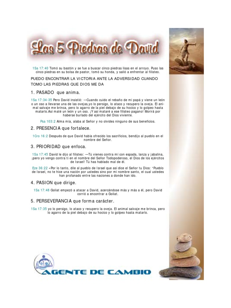 Significado de las 5 piedras de David | PDF