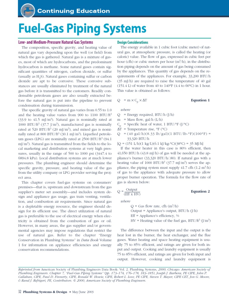 Bunsen Burner Gas Design and Installation | PDF | Natural Gas | Pipe ...