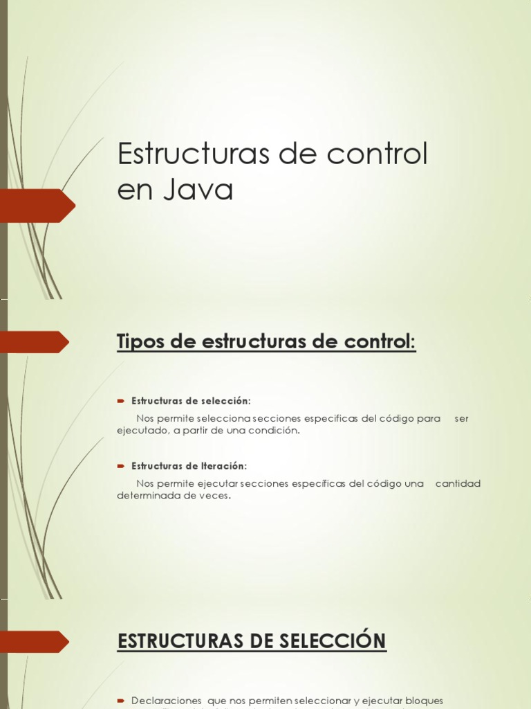Estructuras de Control, Segunda Clase | PDF | Flujo de control ...