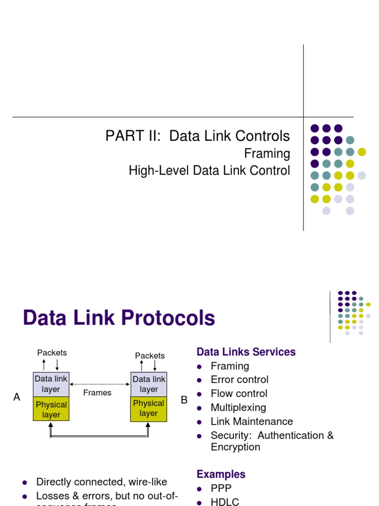 PART II: Data Link Controls | PDF | Networking Standards ...