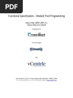 Functional Specification Sample